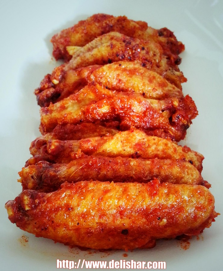 Baked Sambal Chicken Wing - Delishar | Singapore Cooking, Recipe, and ...