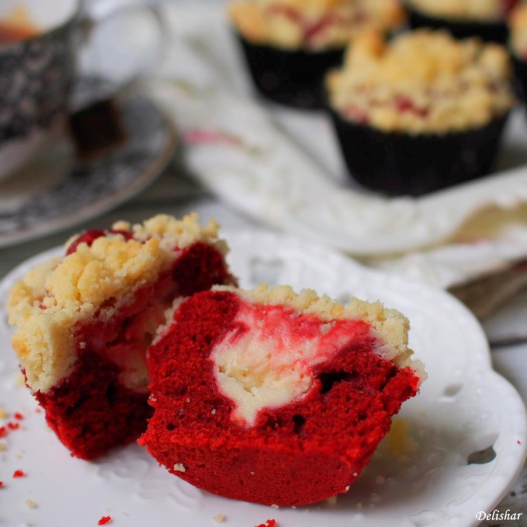 Red Velvet Cream Cheese Muffins - Delishar | Singapore Cooking, Recipe ...