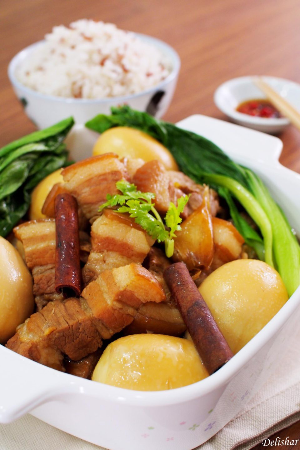 Thai Style Stewed Pork Belly - Delishar | Singapore Cooking, Recipe ...