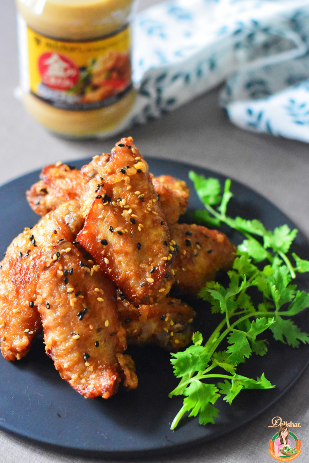 Sesame Fried Chicken Wings - Delishar | Singapore Cooking, Recipe, and ...